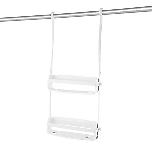 Umbra Flex Hanging Shower Caddy, Bathtub Shelf and Bathroom Organizer, White