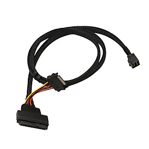 M.2 Mini-SAS HD to U.2 Cable (SFF-8643 to SFF-8639) Connector for U.2 PCIe-NVMe SSD U2 U.2 Kit Cable Included SI-ADA40121