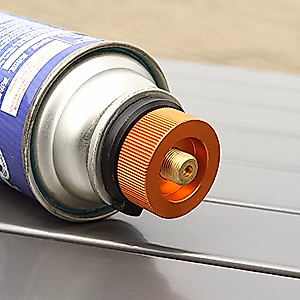 Camping Stove Adapter, Stove Connector,Butane Canister Converter, for Nozzle Gas Bottle to Lindal Valve Canister