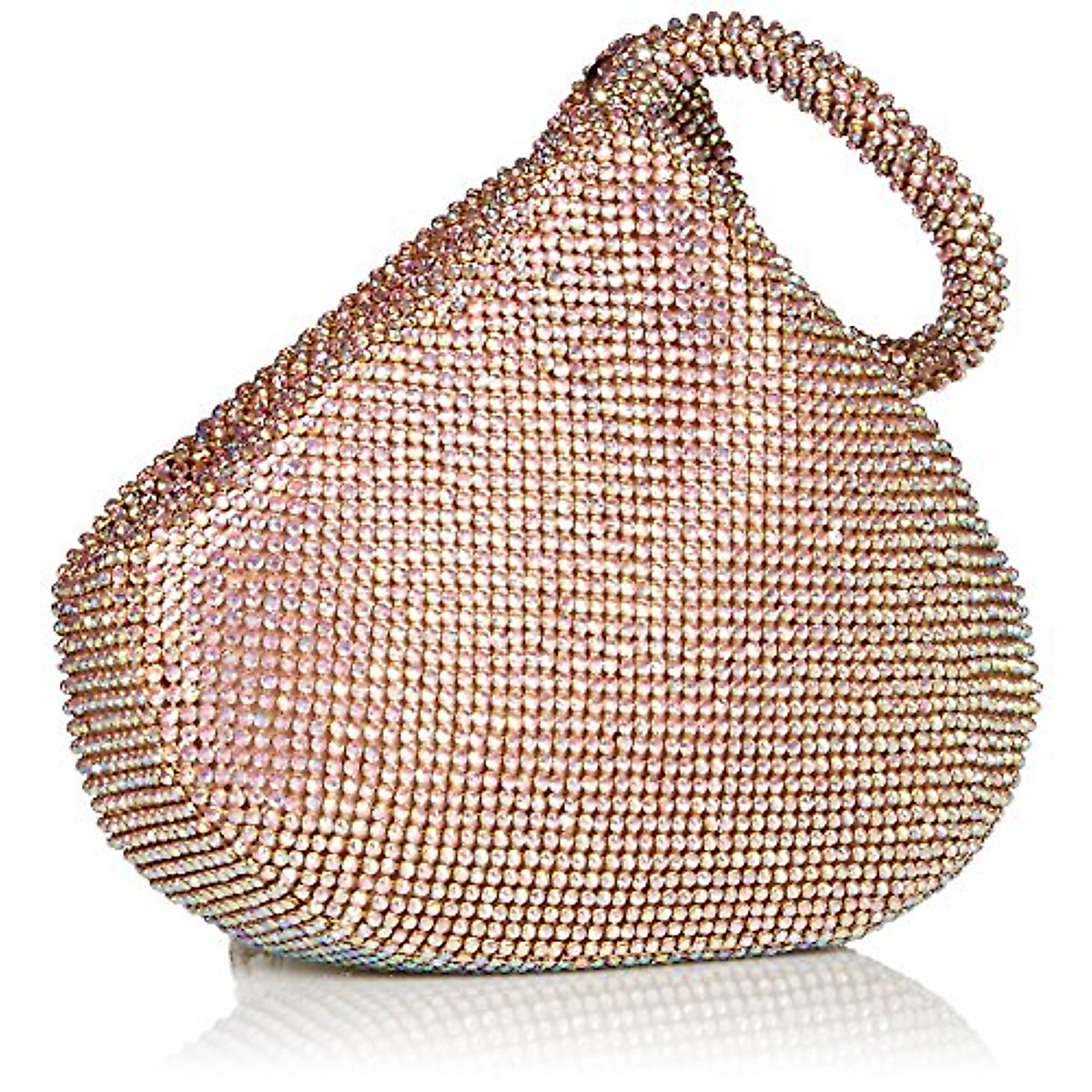 Jessica McClintock womens Staci Mesh Wristlet Pouch, Pink, One Size