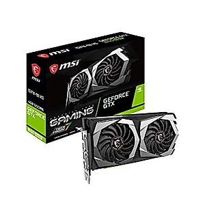 MSI Gaming GeForce GTX 1650 Super 128-Bit HDMI/DP 4GB GDRR6 HDCP Support DirectX 12 Dual Fan VR Ready OC Graphics Card (GTX 1650 Super Gaming X)
