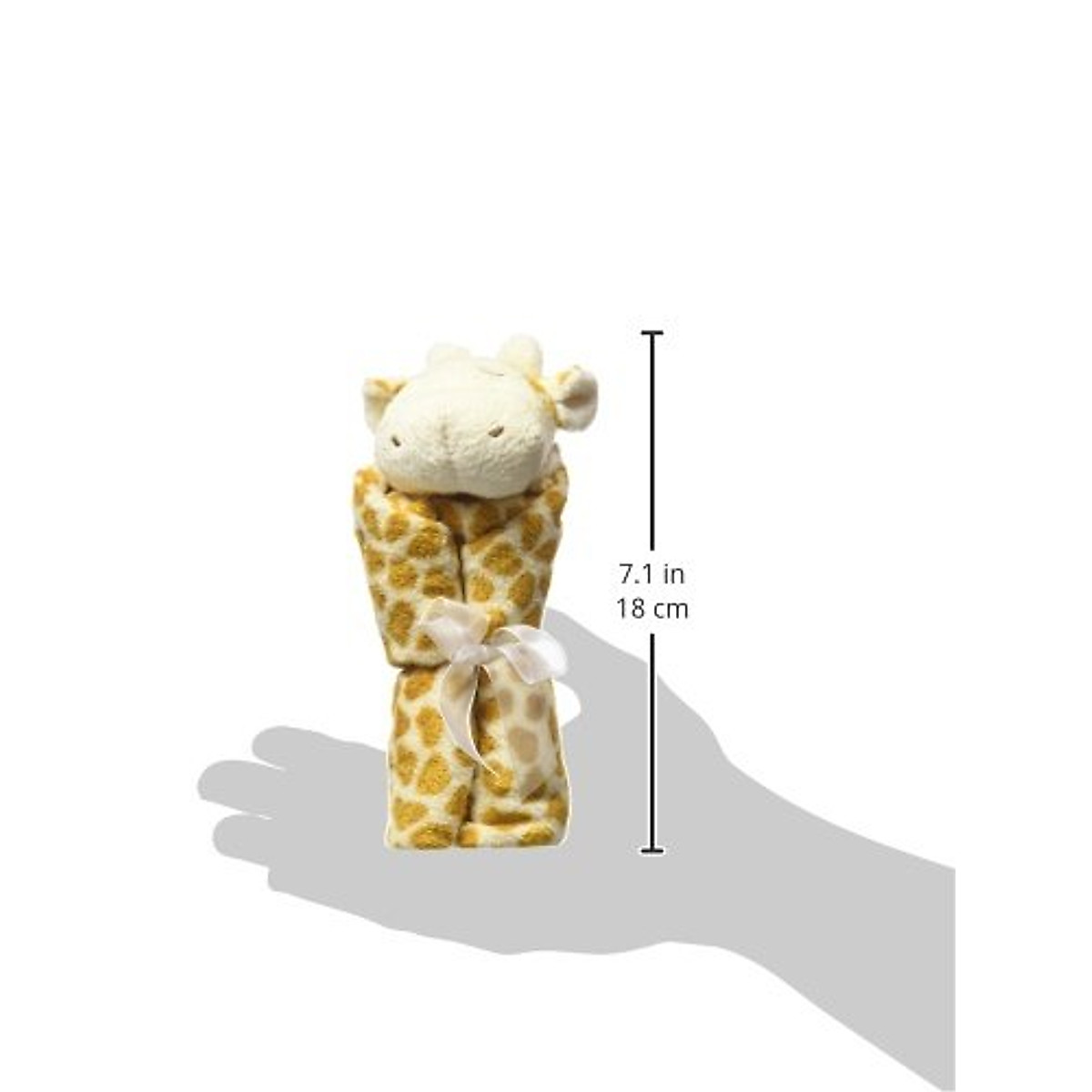 Angel Dear - Brown Giraffe, Cuddle Twins Blankie Set