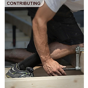 BULLIANT Compression Socks for Men 6Pairs, Athletic Crew Socks Cushioned For Men Sports Running-Arch Support(6Pairs,Shoes Size:Men 11-13)