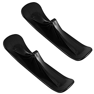 BESPORTBLE Ski Scooter Snow Sled Attachment Scooter Sled Ski Fold Sled Kids Scooter Attachment