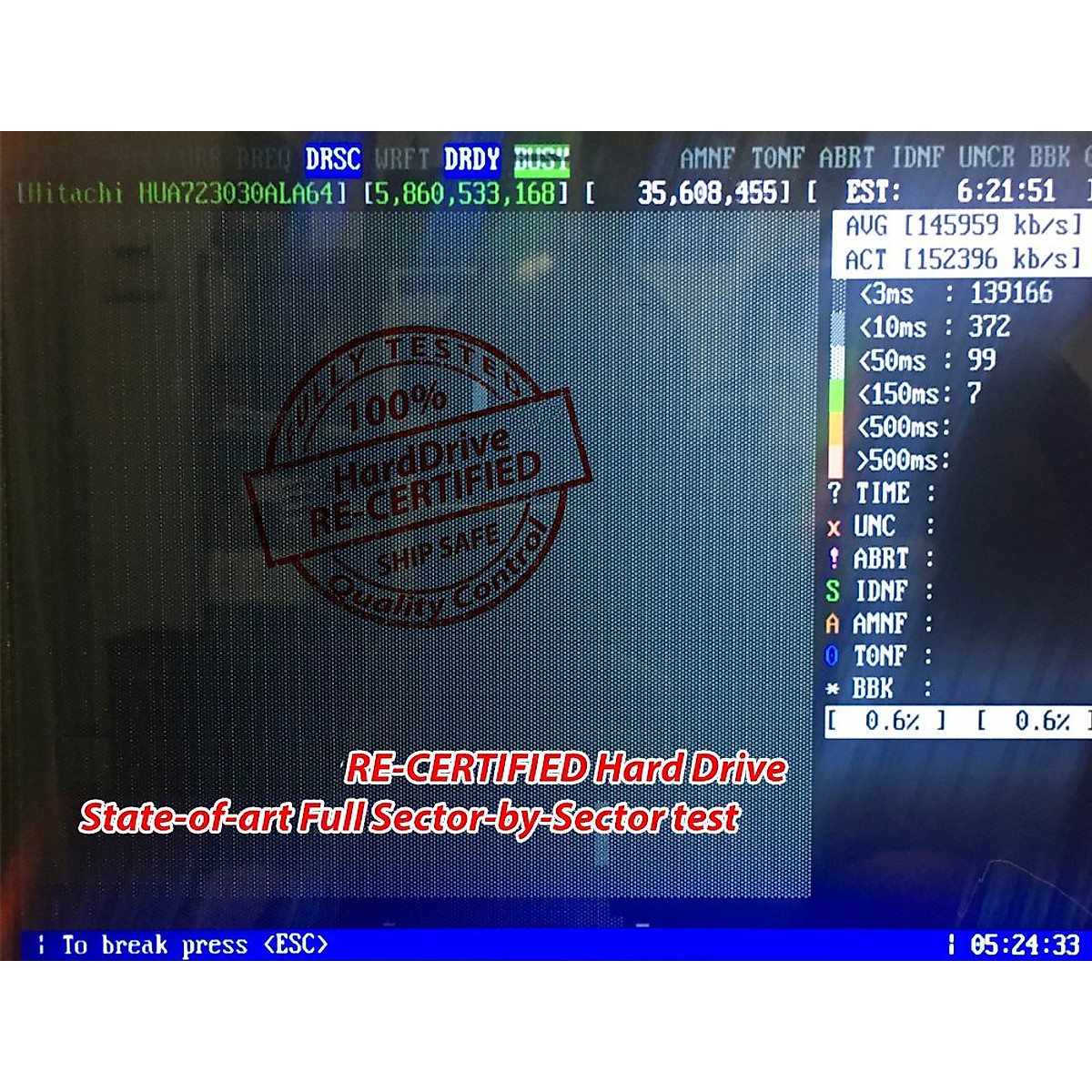 MaxDigitalData 8TB 7200 RPM 256MB Cache SATA 6.0Gb/s 3.5inch Internal Hard Drive for Surveillance (MD8000GSA25672DVR) - 3 Years Warranty (Renewed)