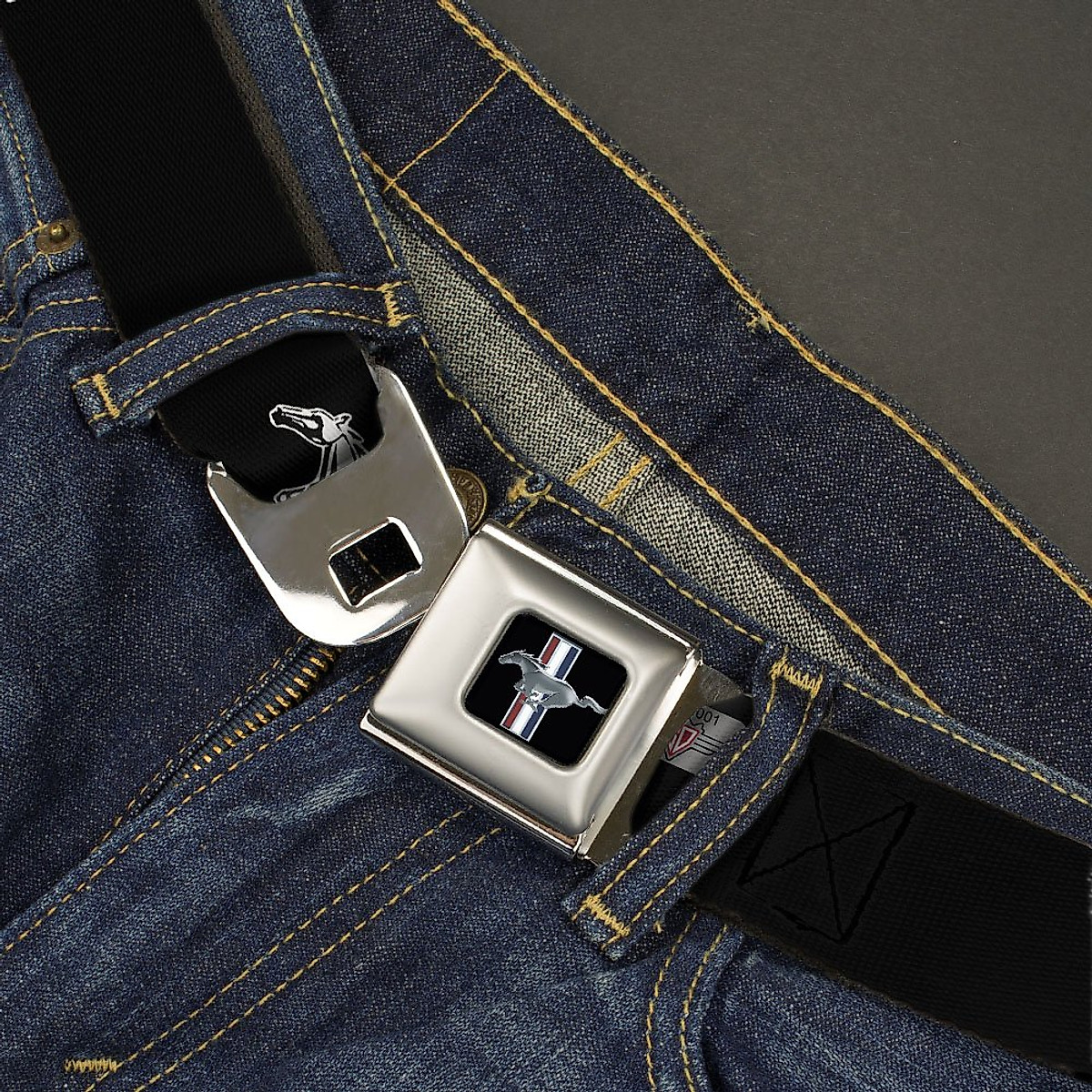 Buckle-Down Seatbelt Belt Mustang Regular