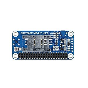 waveshare NB-IoT/Cat-M/GPRS/GNSS HAT for Raspberry Pi, Low Power Narrow Band Cellular IoT Communication Module Based on SIM7000G, Support Protocols TCP, UDP, PPP, HTTP, FTP, MQTT, SMS, Mail etc.