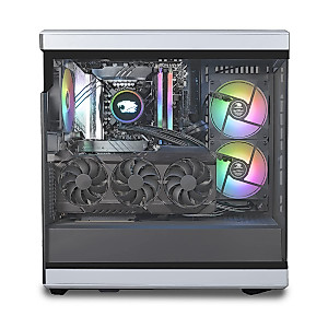 iBuyPower Y40 Gaming PC Computer Desktop Y40WI7N46T01 (Intel Core i7 13700KF, RTX 4060Ti 8GB, 32GB DDR5 5200 RGB (16x2), 2TB NVMe SSD, Windows 11 Home)