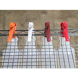 The Mop Mob Chemical Resistant Spray Head 4 Pack. Industrial Sprayer Perfect for Auto/Car Detailing Supply & Janitorial Cleaners. Heavy Duty Low-Fatigue Trigger & Nozzle Replacement Fits 32oz Bottle