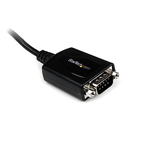 StarTech.com 1 ft. USB to RS232 Serial DB9 Adapter Cable with COM Port Retention - Up to 920 kpbs USB A to DB9 Serial Adapter , TAA (ICUSB232PRO)