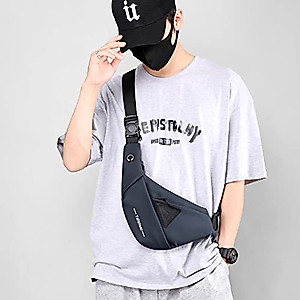 Ohenjoy Sling Backpack Chest Bag for Men Casual Crossbody Shoulder Fanny Pack Water-repellent