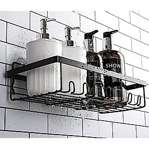 2-pack shower caddy shower shelves, no drilling traceless adhesive bathroom storage organizer shelves for Bathroom Washroom Restroom Toilet Kitchen