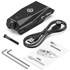 Votatu P4L-G Picatinny Laser Sight for Rifle, Tactical Green Laser Beam with Strobe Function, USB Magnetic Rechargeable