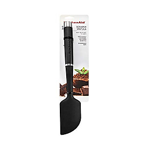 KitchenAid KO031OHOBA Gourmet Scraper Spatula, one size, Matte Black
