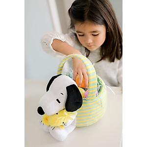 Animal Adventure® | 8" Easter Basket Snoopy and Woodstock