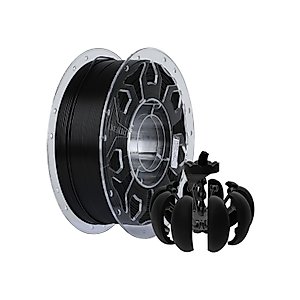 Creality PLA Filament 1.75mm, 3D Printer Filament, 1.0kg (2.2lbs) Spool, Enhanced Toughness No Warp, Dimensional Accuracy ±0.03mm Printing Filament, for FDM 3D Printers (Black)