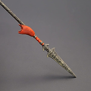 Elden Ring Partisan Spear Action Figures Toys Collection Gift Party Supplies Desk Decoration Backpack Pendant Gift Bronze