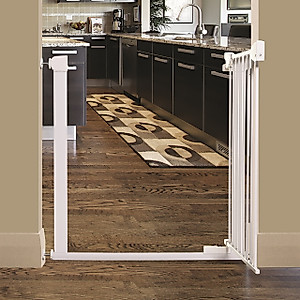 Dreambaby Boston Auto Close Gate with Ezy Check Indicator, White