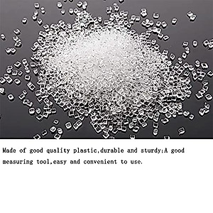 Utoolmart Straight Ruler 20cm Metric Plastic Clear Measuring Tool 1 pcs