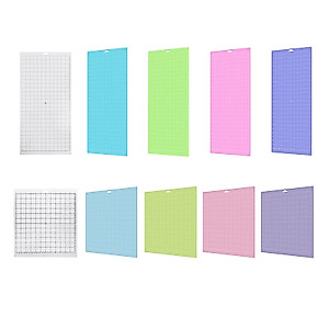 YANIYA Cutting Mat for Cricut, 12x12inch/12x24inch Standardgrip, Lightgrip, Stronggrip Mat, Non-Slip Cutting Mat Replacements, Green,12 By 24 Inches