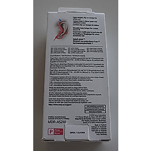 Sony MDR-AS210 Sports in-Ear Splashproof Headphones -Pink