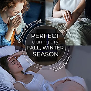 Everlasting Comfort: Cool Mist Humidifier for Bedroom 4L - Large Room, Filterless Humidifier with Essential Oil Diffuser, Easy Clean & Quiet, Black