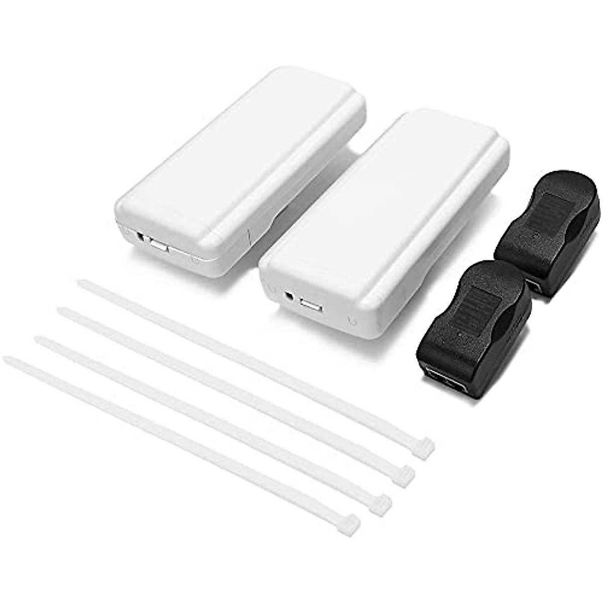 Wireless WiFi Bridge, UeeVii CPE881 5.8G Point-to-Point Access Outdoor CPE Kit Long Range Transmitter Supports 2.5KM Transmission Distance with 14 dBi High-Gain Antenna,2-Pack