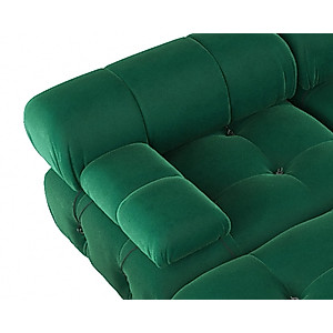 BOKIFOL Sectional Sofa, Modular Sectional Couch with Ottomans- L Shaped Couch for Living Room, 4 Seater Sofa Sets,104"(Green)
