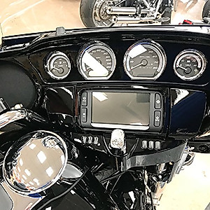 Red Hound Auto 2014-2018 Compatible with Harley Davidson Ultra Limited Boom Box Motorcycle Screen Saver 2pc Custom Fit Invisible High Clarity Touch Display Protector Minimizes Prints 6.5 Inch