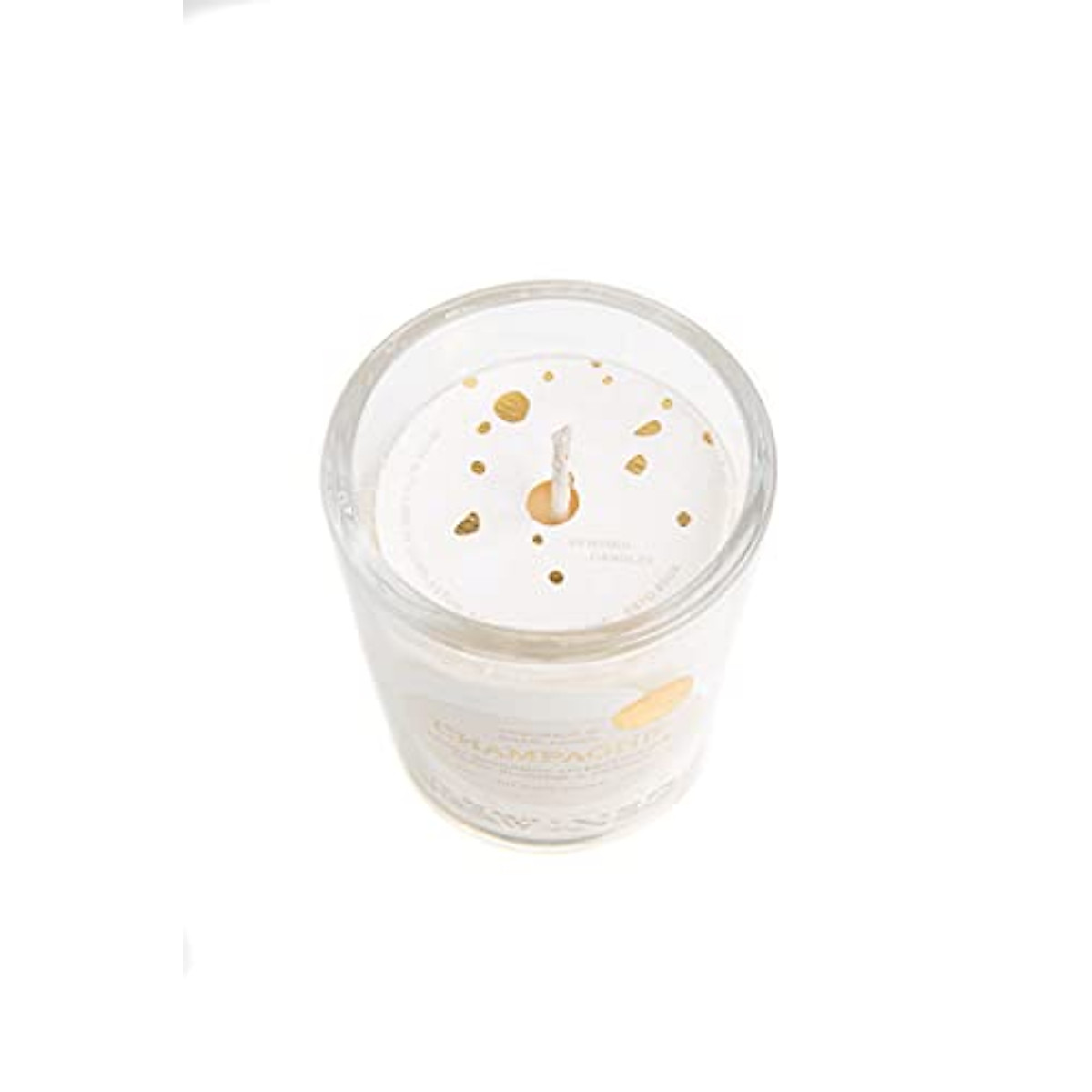 Rewined - Premium Champagne Scented Candles (6oz) - Velvety Smooth, Smoky Scented with Notes of Peony, Bergamot, Peach Blossom & Brioche - Non Toxic Candles