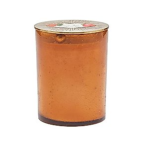 Rosy Rings Scented Sunray Glass Candle - 75 Hour Burn, Aromatherapy Candles, Sunray Candles, Spring Candles, Long Lasting Candles, Jar Candles (Spicy Apple)