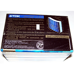 TDK SA100-4 100-Minute High Bias IECII/Type II Blank Audio Cassette (4-Pack)