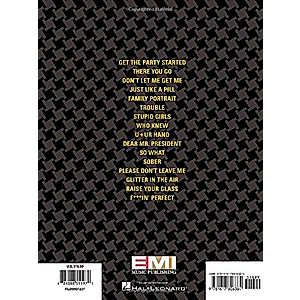 Pink - Greatest Hits ... So Far!!! Piano, Vocal and Guitar Chords