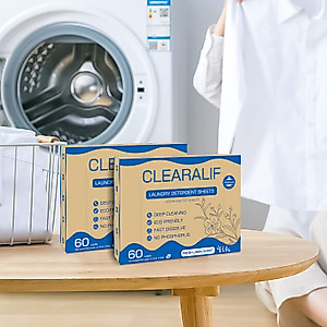 Laundry Detergent Sheets 3 Pack Up to 180 Loads, Fresh Linen - Great For Travel, Apartments, Dorms, No Plastic, Sustainable, Biodegradable-New Liquid-Less Technology - Lightweight