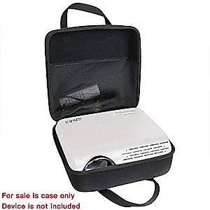 Hermitshell Hard Travel Case for YABER Y30 / WiMiUS 6500 / Crenova 6800Native 1080P Projector 7000 Lux Upgrade Full HD Video Projector