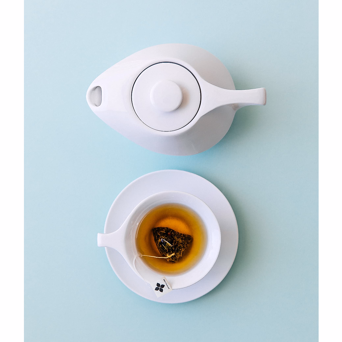 Art of Tea | Organic White Coconut Crème | 12 Count Eco Friendly Sampler Box Assortment | Premium Caffeinated Organic White Tea Variety | Biodegradable Sachets