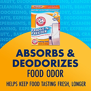 Arm & Hammer Baking Soda Fridge-n-Freezer Odor Absorber, 14 oz. - 12 Pack