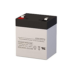 B&B Battery BP5-12 T2 Replacement Battery - 12 Volt 5.5 AH F2 Terminal by SigmasTek
