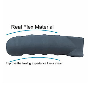 Flex Connector for Burley Bike Trailer Hitch System Elastic Material Round/Square Tow Arm (Square)