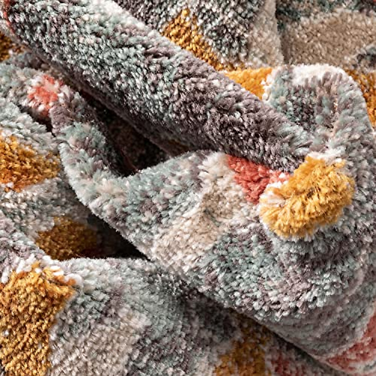 Well Woven Adeline Bohemian Vintage Medallion Soft Blush Multicolor Area Rug (5'3" x 7'3")