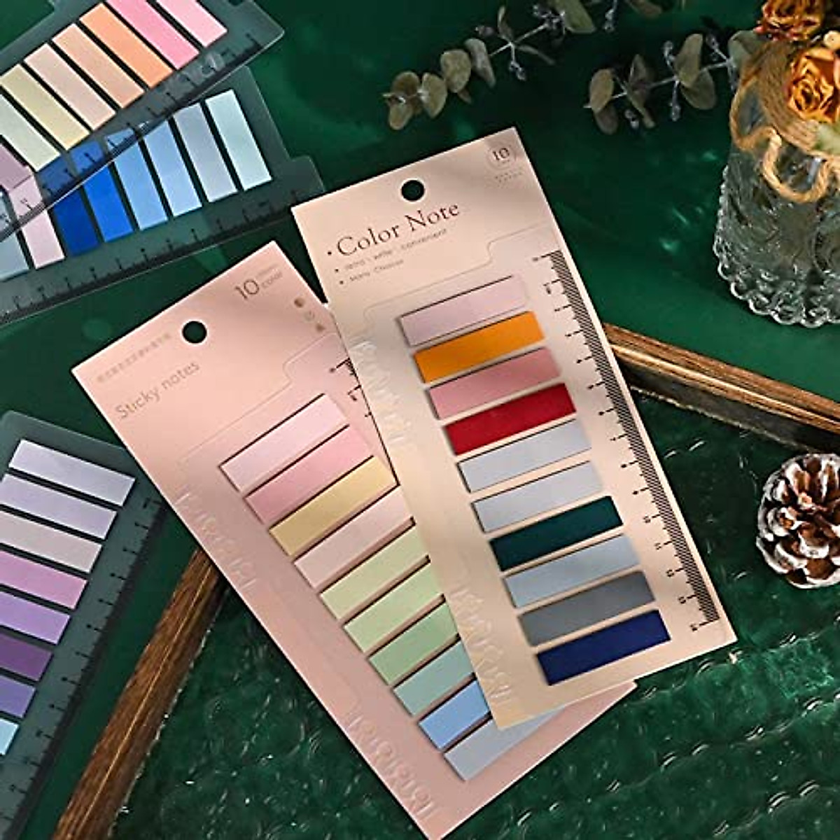 1200-Piece Morandi Sticky Tabs for Organization and Annotation