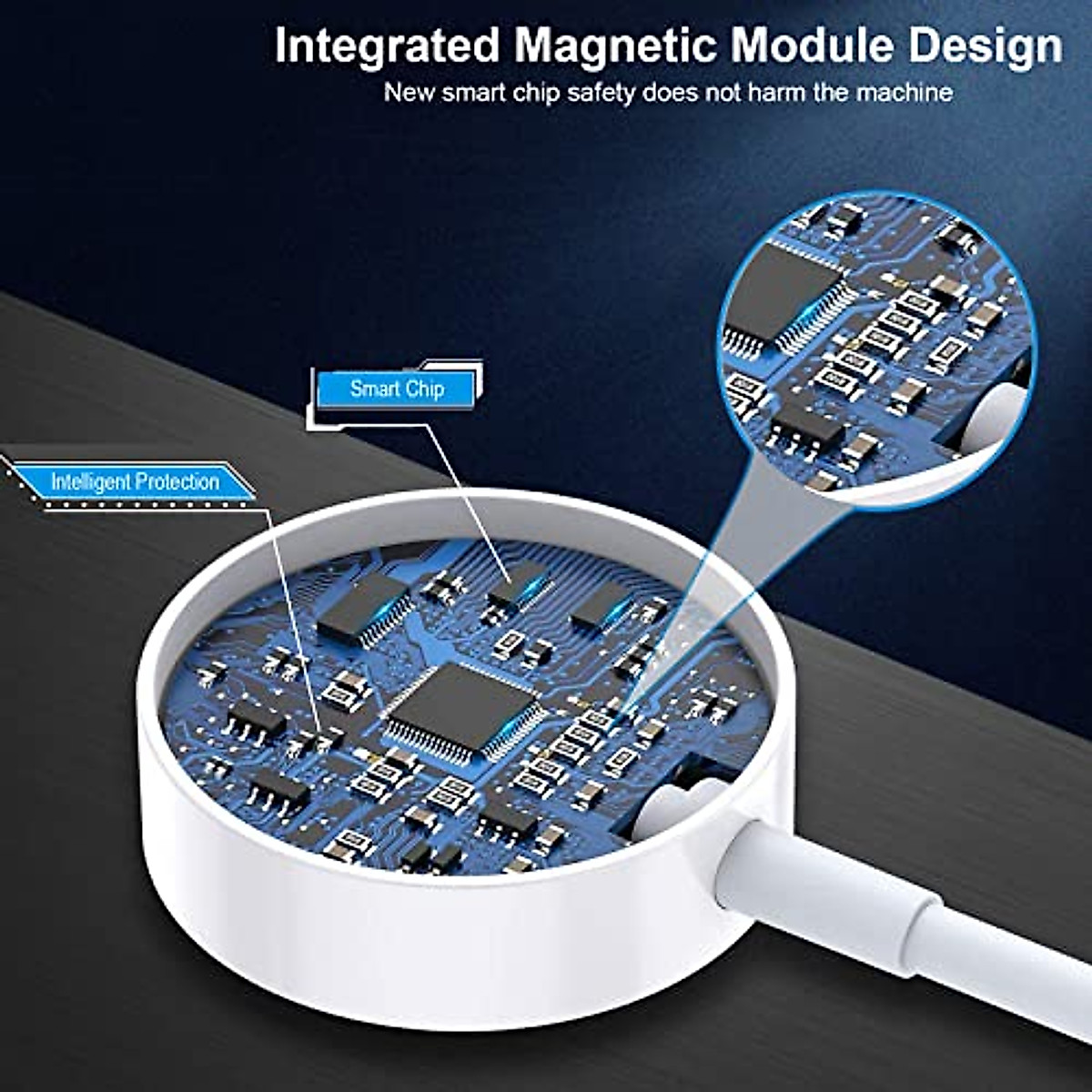 [Apple MFi Certified] 2 in 1 iPhone and Watch Charger 6.6 FT Fast iWatch Charging Cable with USB Wall Charger Travel Plug for Apple Watch Series 8/7/6/SE/5/4/3/2/1/Ultra & iPhone 14/13/12/Pro/Max/XR/X