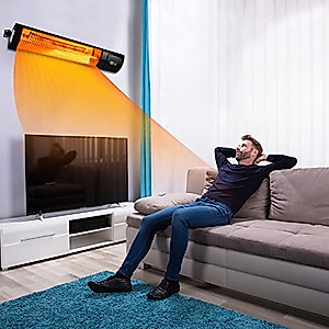 Outdoor Patio Heater with Cover Propane Gas Heater Standing LP 48,000BTU Standing with Pulley Accessories for Patio, Courtyard, Commercial, Garden