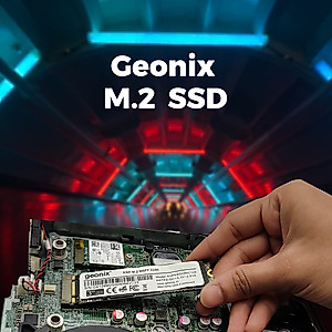 Geonix Black 128GB SSD M.2 2280 SATA III (6Gb/s)|Read Speed Upto 550 Mbps | Internal Solid State Drive(SSD)| 3years Warranty
