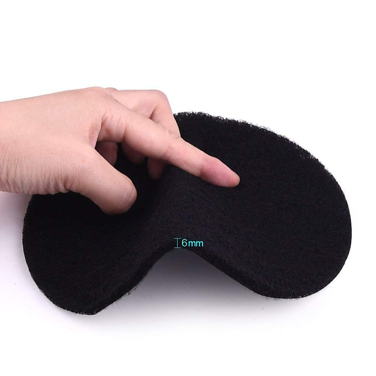 Abakoo Compost Bin Filters, 12 Packs, Activated Carbon Filters for Kitchen Compost Pail Filters Replacement for 1.6/1.8 Gallon Compost bin, 8.45 Inches, 6mm Thickness