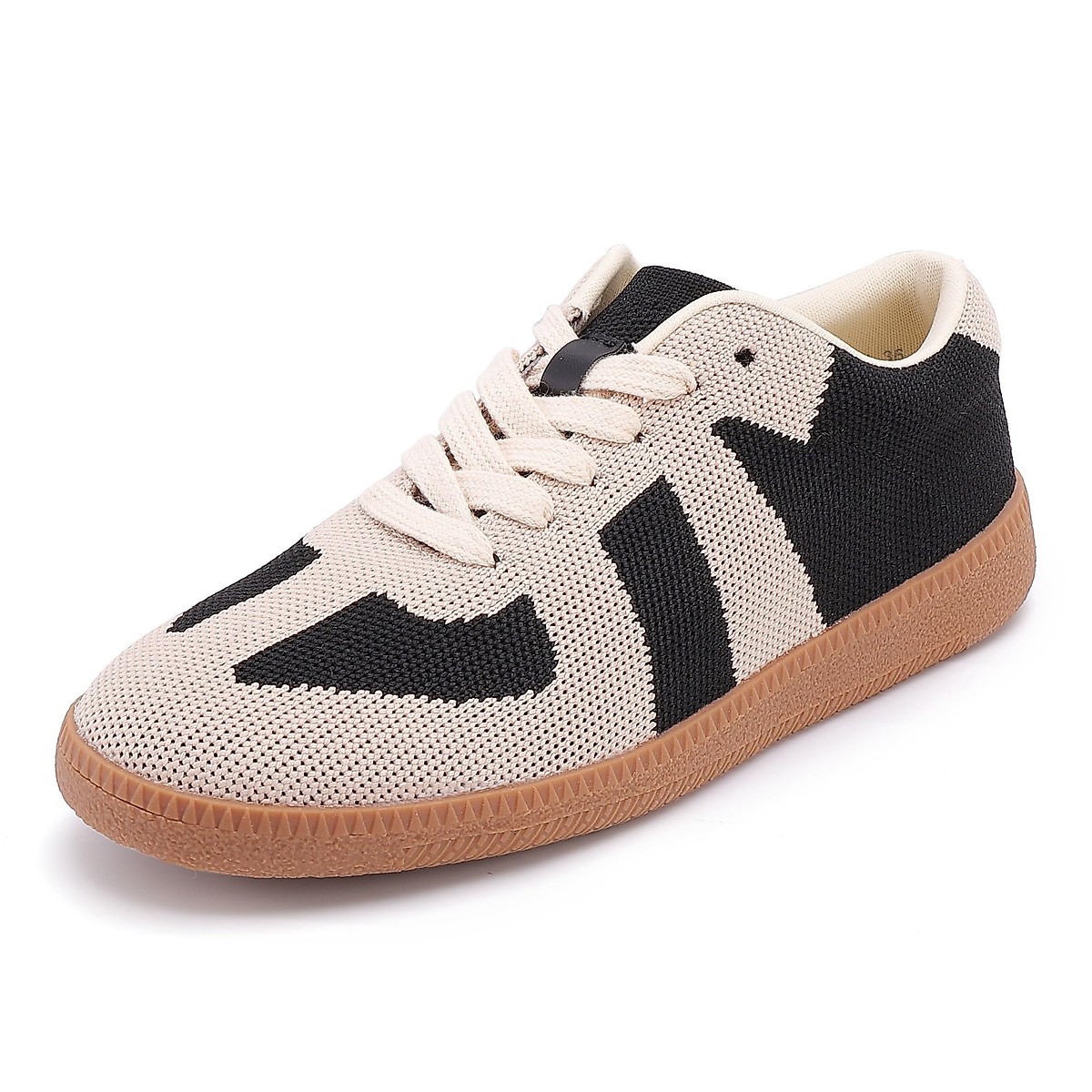 QFDZLA Women's Casual Walking Shoes - Fashion Comfortable Sneakers Shoes for Women Black Size 8