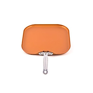MasterPan Copper tone 11-inch Ceramic Non-stick Griddle pan