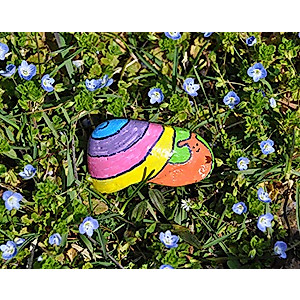 Creativity for Kids Hide & Seek Rock Painting Kit - Arts & Crafts For Kids - Includes Rocks & Waterproof Paint