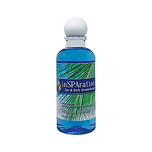 inSPAration Spa and Bath Aromatherapy 370X Spa Liquid, 9-Ounce, Tropical Island