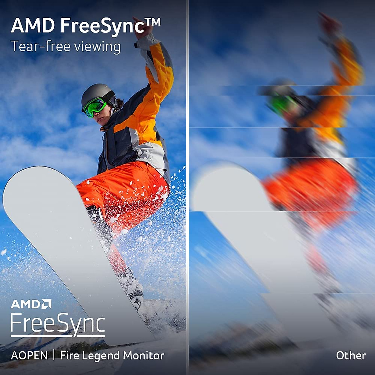 AOPEN 24SA2Y bi 23.8" Full HD (1920 x 1080) VA-Monitor | Ultra-Thin with ZeroFrame | Home or Office | AMD FreeSync | Up to 75Hz | 1ms-TVR | Ports: 1 x HDMI 1.4 & 1 x VGA (HDMI Cable Included)